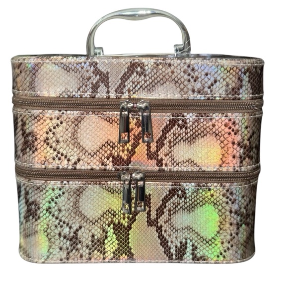 Imoshion | Bags | Imo Train Case Hard Sided Double Compartment ...